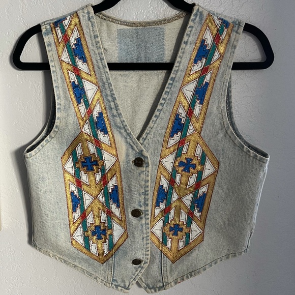Fuse Paris | Jackets & Coats | Vintage Fuse Paris Denim Vest | Poshmark